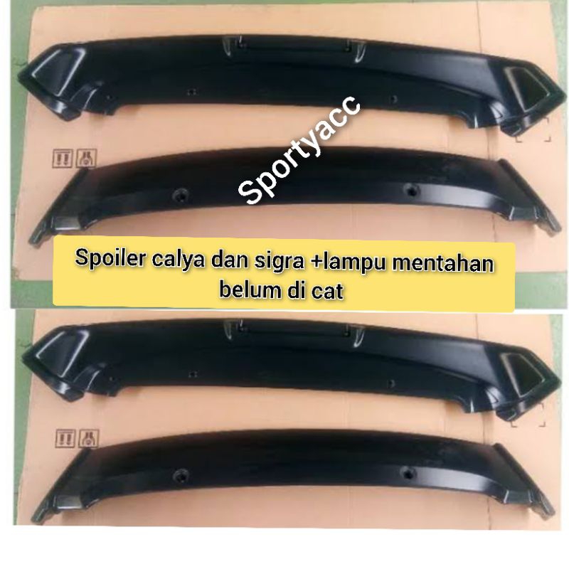 Jual spoiler calya dan sigra plastik abs mentahan belum di cat kjs ...