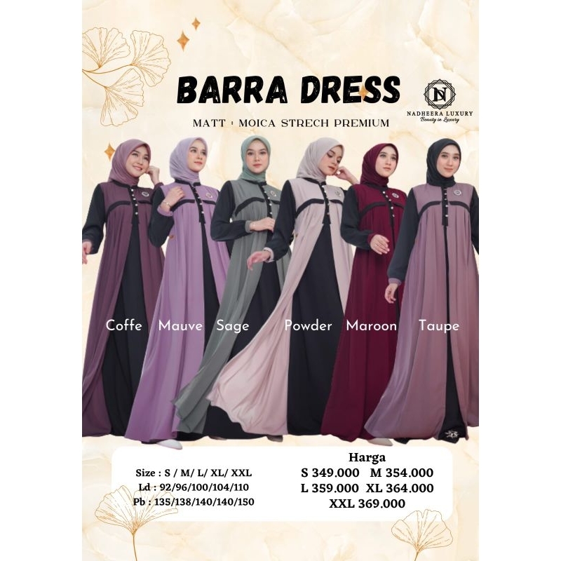 Jual barra dress nadheera | Shopee Indonesia