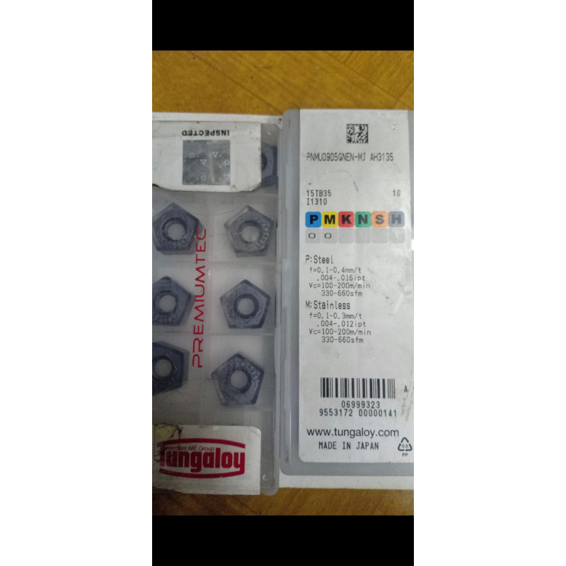 Jual Pahat Insert Tungaloy PNMU 0905GNEN MJ AH3135 | Shopee Indonesia