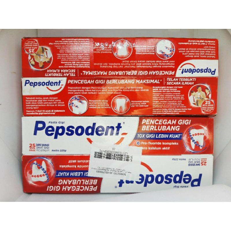 Jual PEPSODENT 225gr KEMASAN BANDED ISI 2 PCS | Shopee Indonesia
