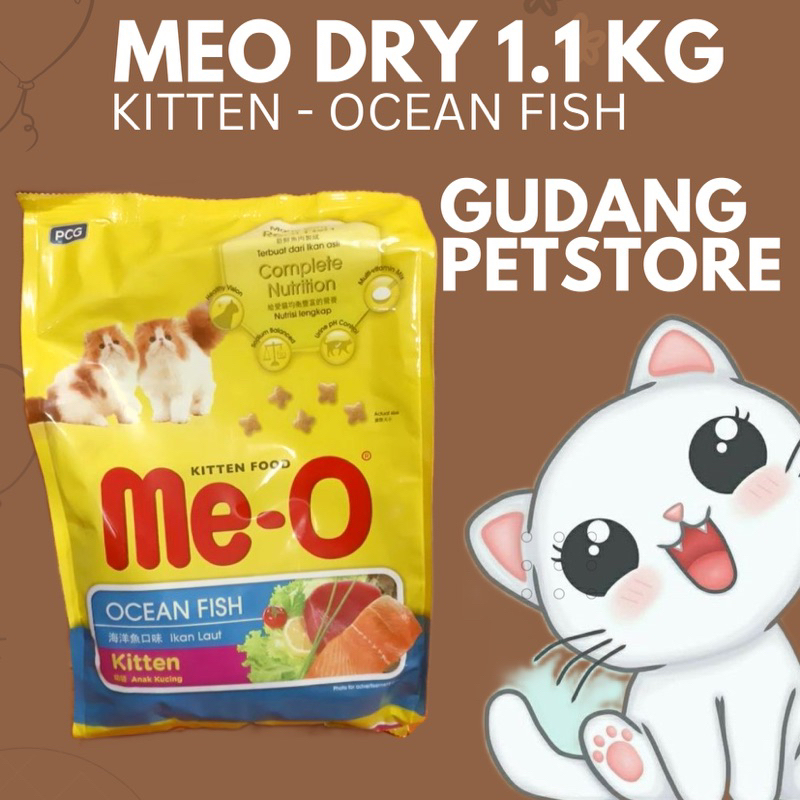 Jual MEO FRESHPACK KITTEN 1.1 kg OCEAN FISH Makanan Kucing / DRY FOOD ...