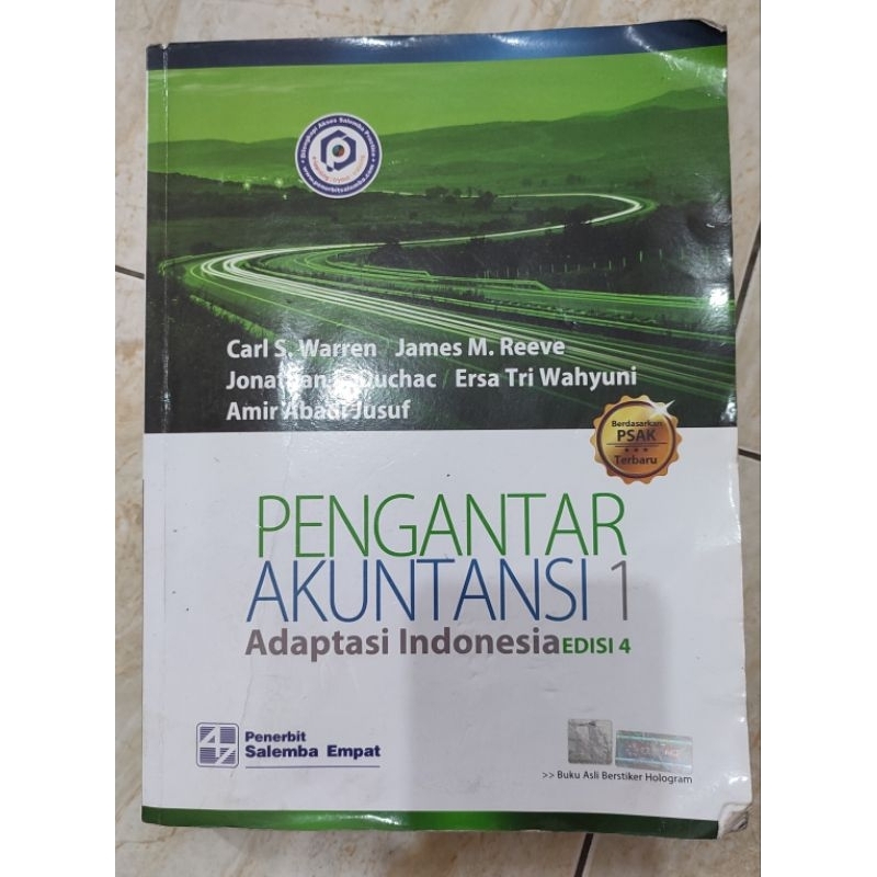 Jual BUKU PENGANTAR AKUNTANSI 1 ORIGINAL CARL S WARREN PENERBIT SALEMBA EMPAT | Shopee Indonesia
