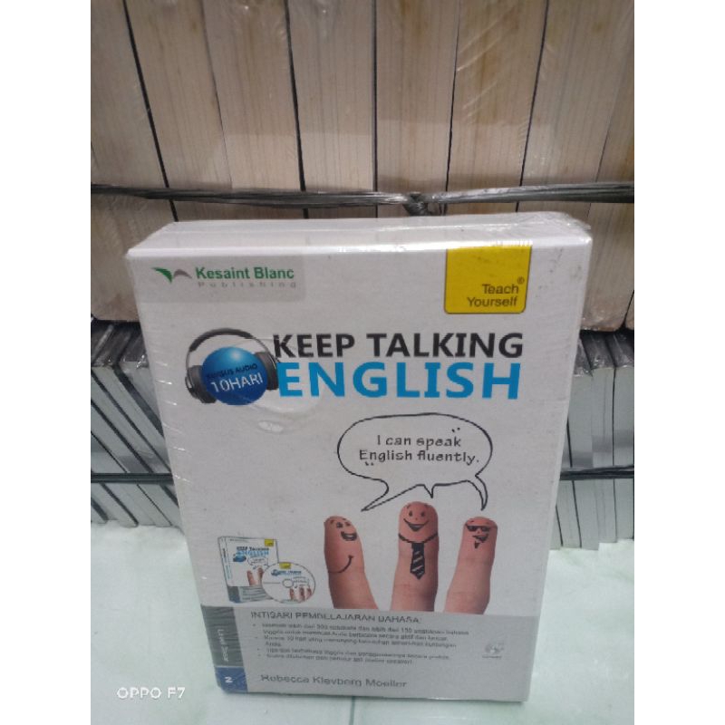 Jual BUKU KEEP TALKING ENGLISH 10 HARI Rebecca Klevberg moeller ...