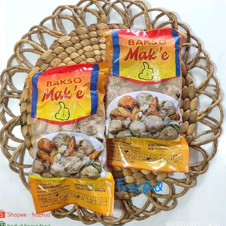 Jual Bakso Mak'e Bakso Mak e Super isi 50pcs (Include Bubble Wrap ...