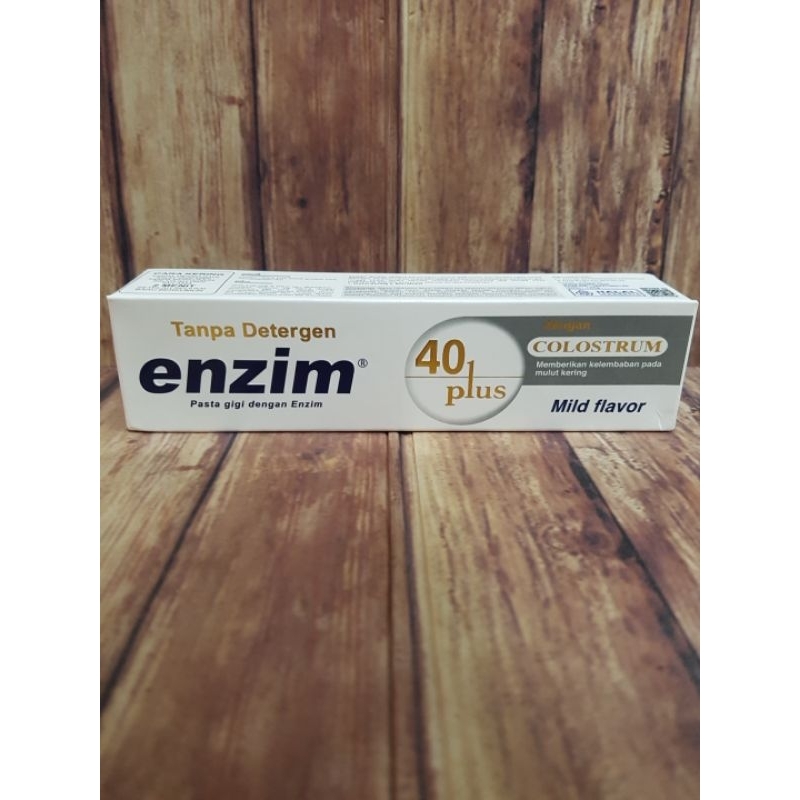Jual Enzim Pasta Gigi 40 Plus Mild Flavor 124gr | Shopee Indonesia