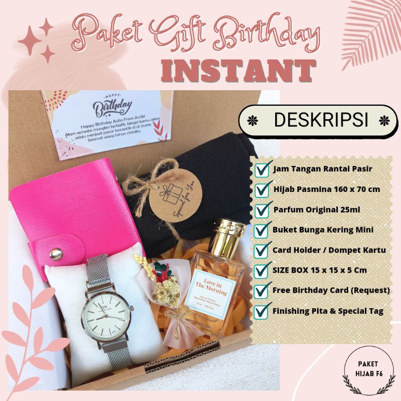 Jual Paket Gift Box Cewek Hampers Ulang Tahun Paket Kado Wisuda Coklat ...
