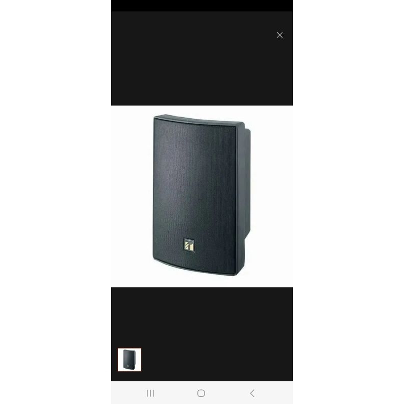Jual Speaker Universal /Dinding /Universal Wall Speaker TOA ZS - 1030B/W. Harga per unit ...