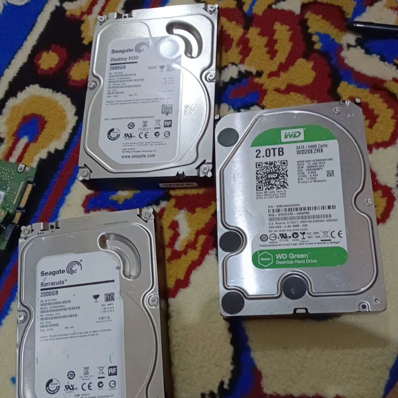 Jual Harddisk Komputer PC original 2TB (100%)SATA SEAGATE SKYHAWK ...