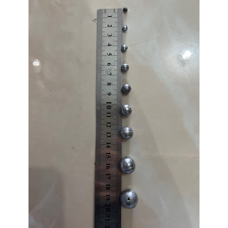 Jual Timah pancing / pemberat pancing, batu pancing tipe Bulat (D ...
