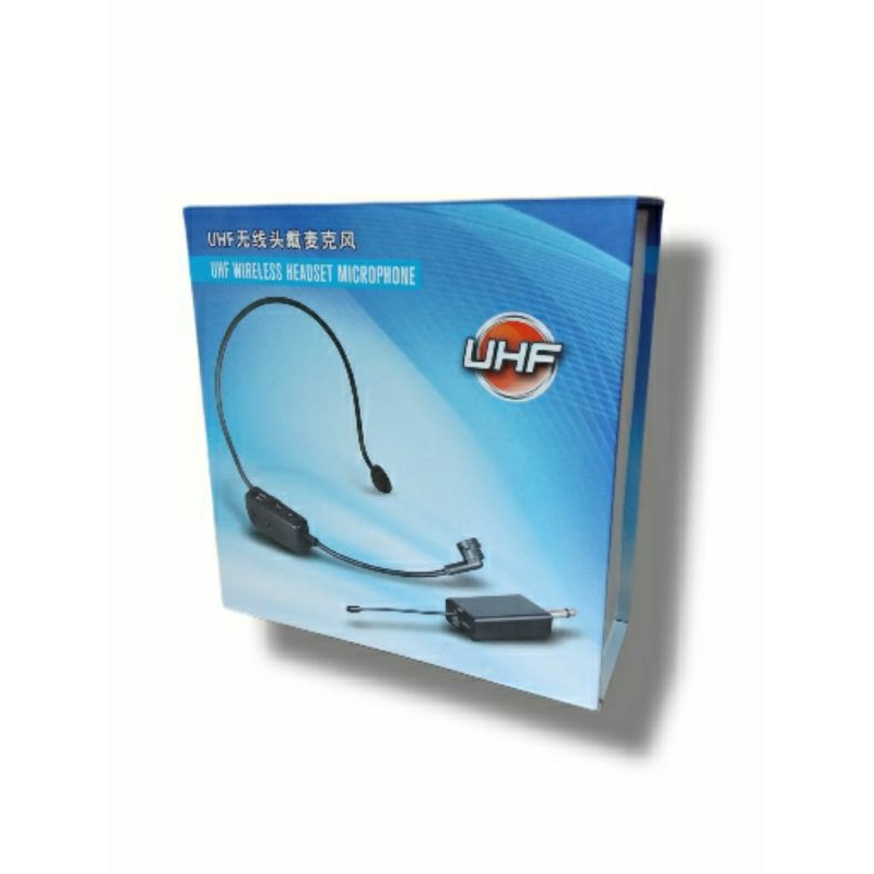 Jual Microphone mic mik UHF wireless headset jepit telinga | Shopee ...