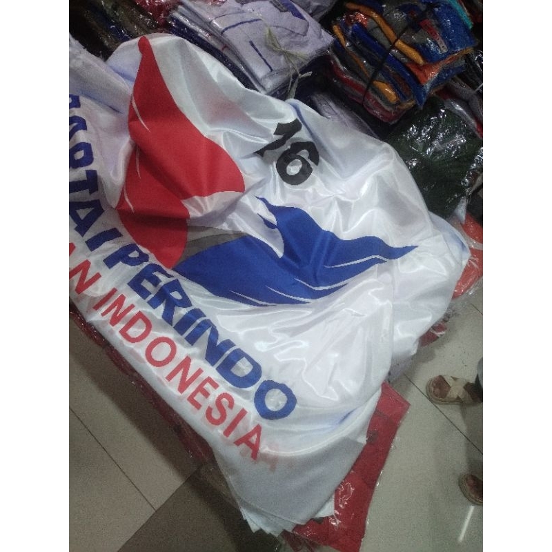 Jual Bendera Partai Perindo 1x1,5m || Perindo 100x150cm | Shopee Indonesia