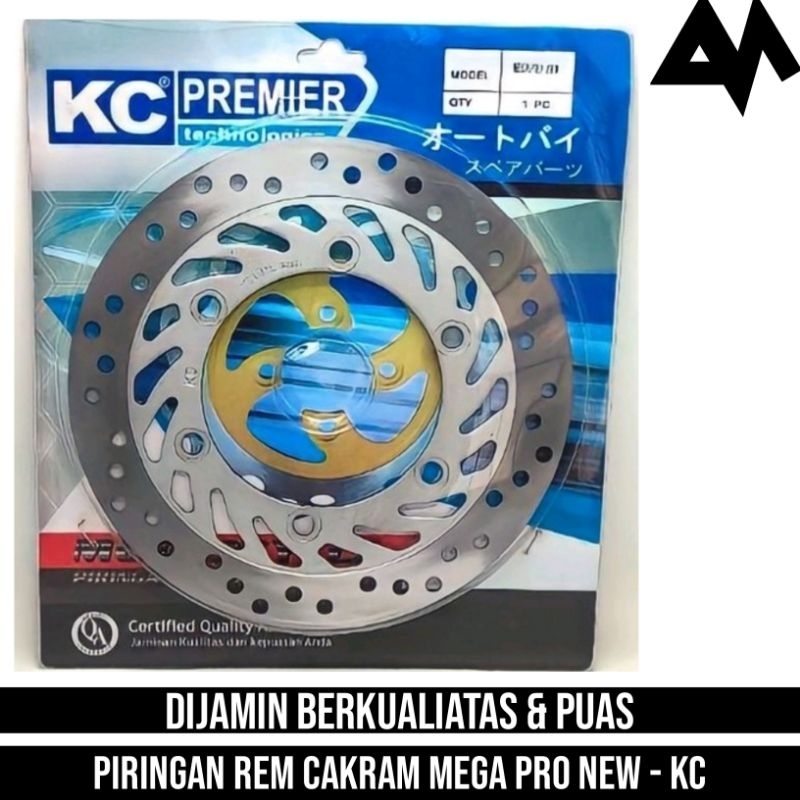 Jual Piringan Rem Cakram Depan Mega Pro New Verza Karbu Injeksi Ori ...