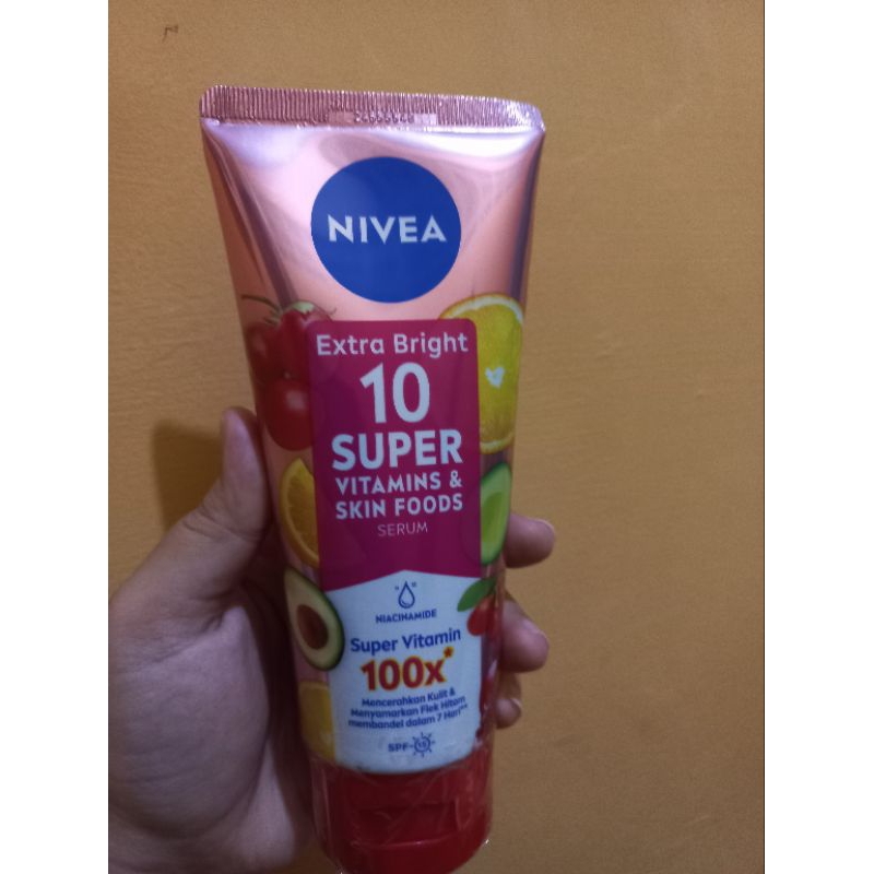 Jual nivea extra bright 10 super vitamin and skin foods | Shopee Indonesia
