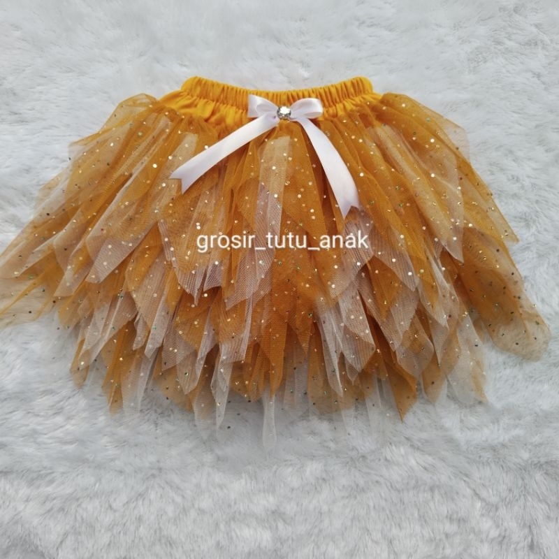 Jual Rok Tutu Jarum Glitter Warna Gold - Putih Usia 1 sampai 12 Tahun ...