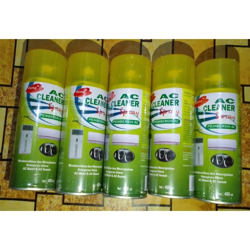 Jual Zone AC Cleaner 400 ML / Pembersih AC Mobil dan Ruangan | Shopee ...