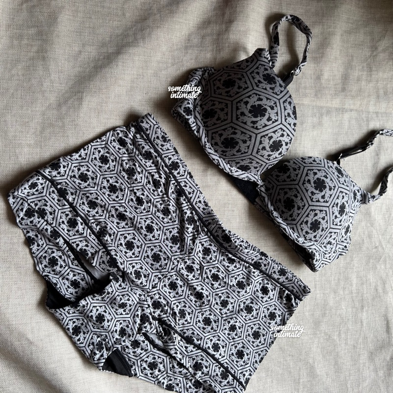 Jual Chekout [one Set] Victorias Secret Gel Pushup Plunge Bra Panty