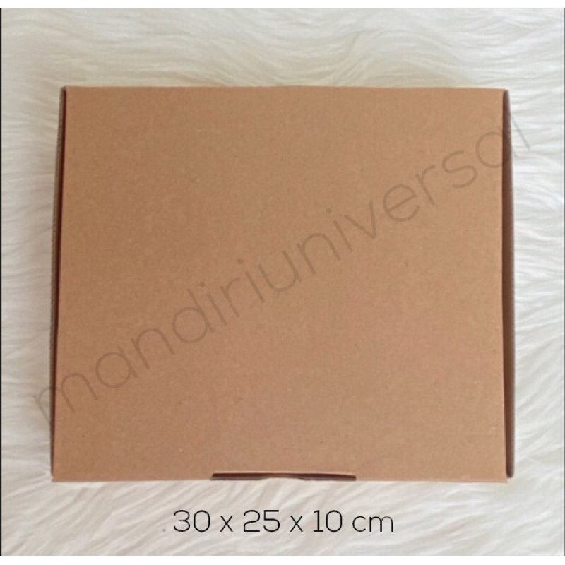 Jual box kardus ukuran 30x25x10 kotak dus karton pizza packaging online ...