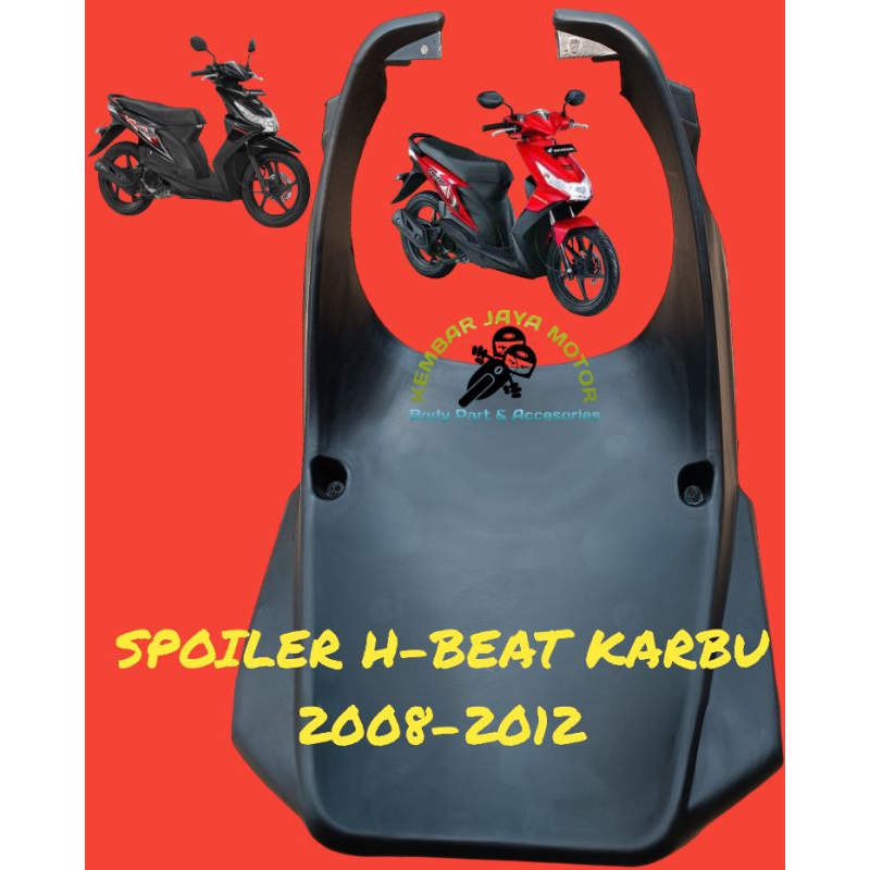 Jual spoiler paru dek lumpur bawah honda beat karbu 2008-2012 | Shopee ...