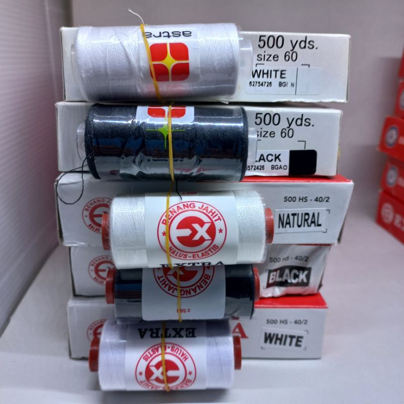 Jual Benang Jahit Extra Satuan (pilih di varian produk) harga per-pcs ...