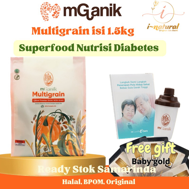 Jual mGanik Multigrain Labu Kuning 1500gr (60 sachet)- mGanik Samarinda ...