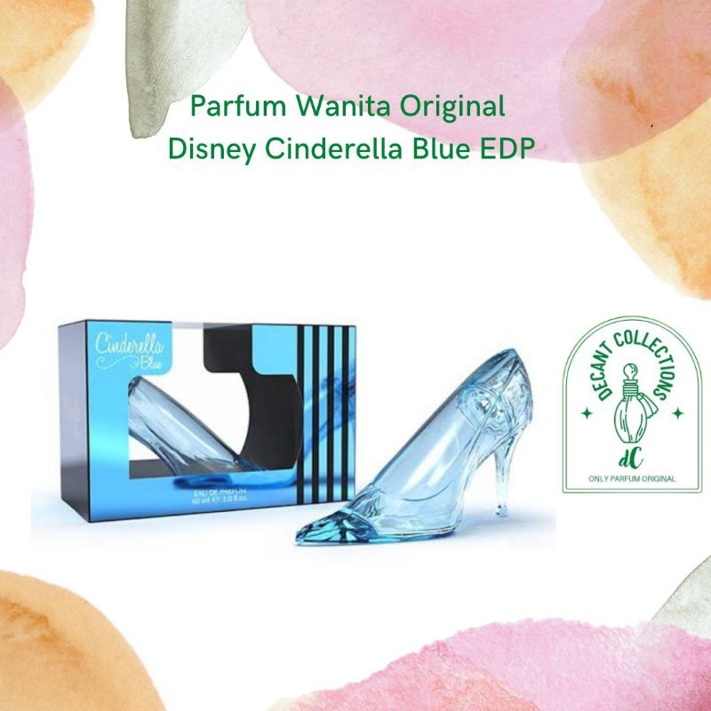 Jual Parfum Wanita Original Disney Cinderella Shoes Sepatu Kaca Blue ...