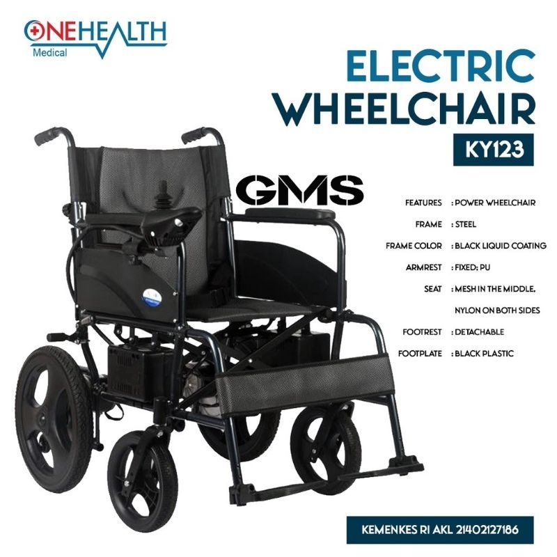 Jual Kursi Roda Elektrik Onehealth KY123 / Kursi Roda Electric | Shopee ...