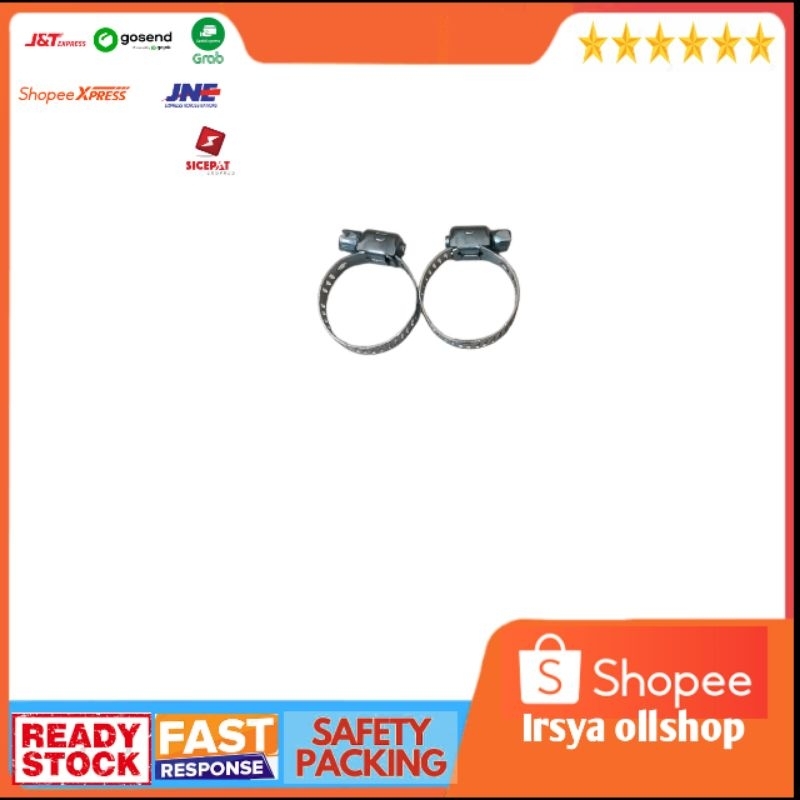 Jual hose clam ukuran 3/8 klem pengikat selang gas | Shopee Indonesia