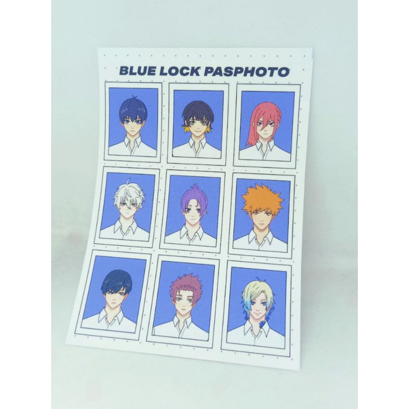 Jual Blue Lock Pasphoto sticker A6 | Shopee Indonesia