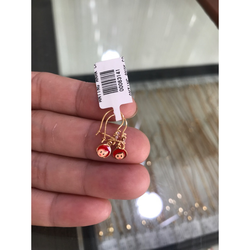 Jual Lestari Gold Anting Anak 0.5gr -Emas 16k | Shopee Indonesia
