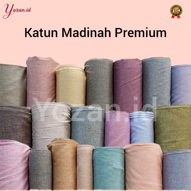 Jual Kain Katun Madinah Premium Cotton Madina Madinah Lebar 1.5m ...