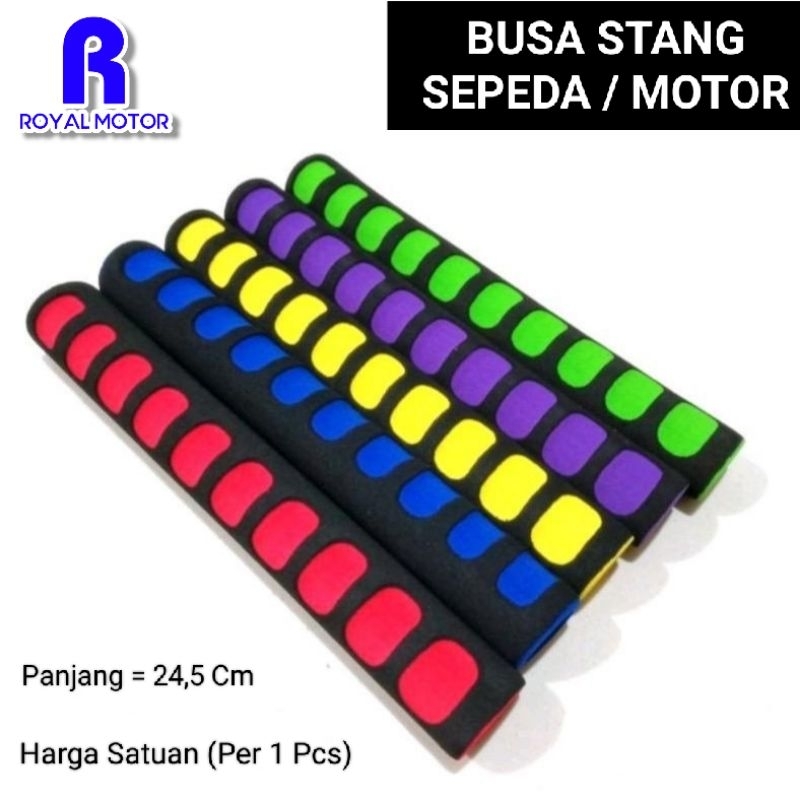 Jual BUSA STANG JARI SEPEDA MOTOR / SPON HANDFAT HANDGRIP WARNA VARIASI ...