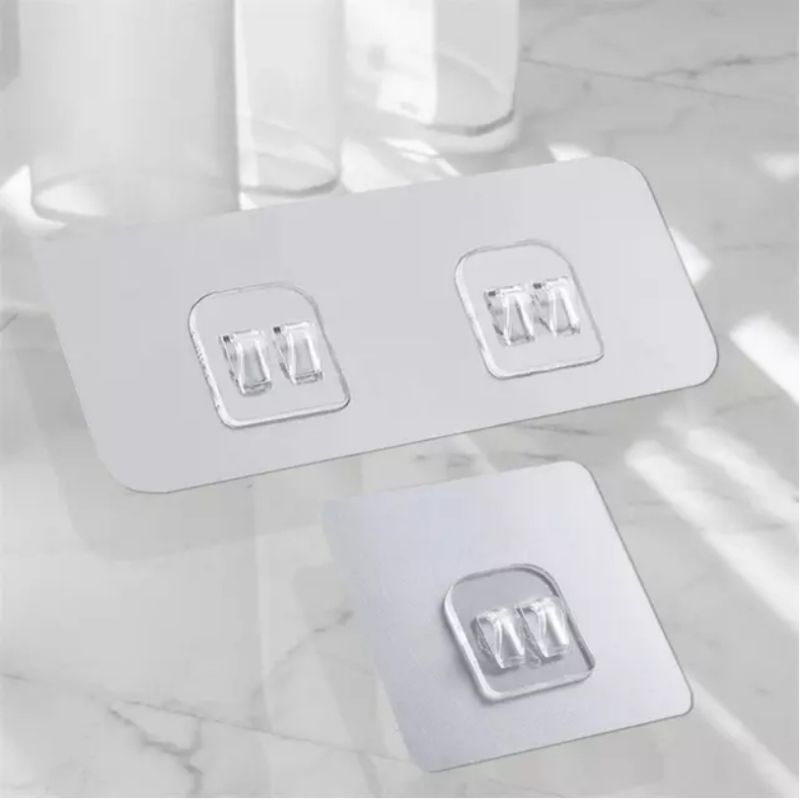 Jual Tempelan dinding tembok 2 kaitan double hanger hook serbaguna 2 ...