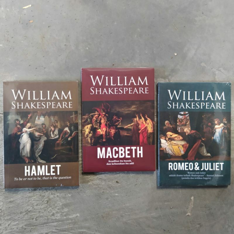 Jual Buku William Shakespeare : Macbeth - Hamlet - Romeo and Juliet ...