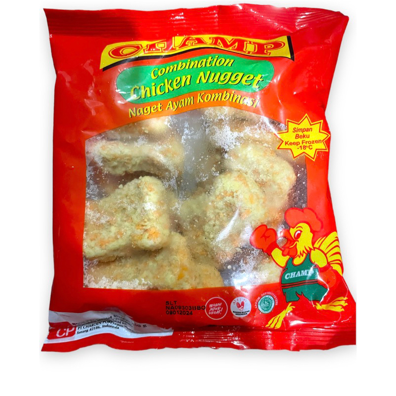 Jual NUGGET CHAMP 250 GRAM FROZEN/LIBAN FOOD | Shopee Indonesia