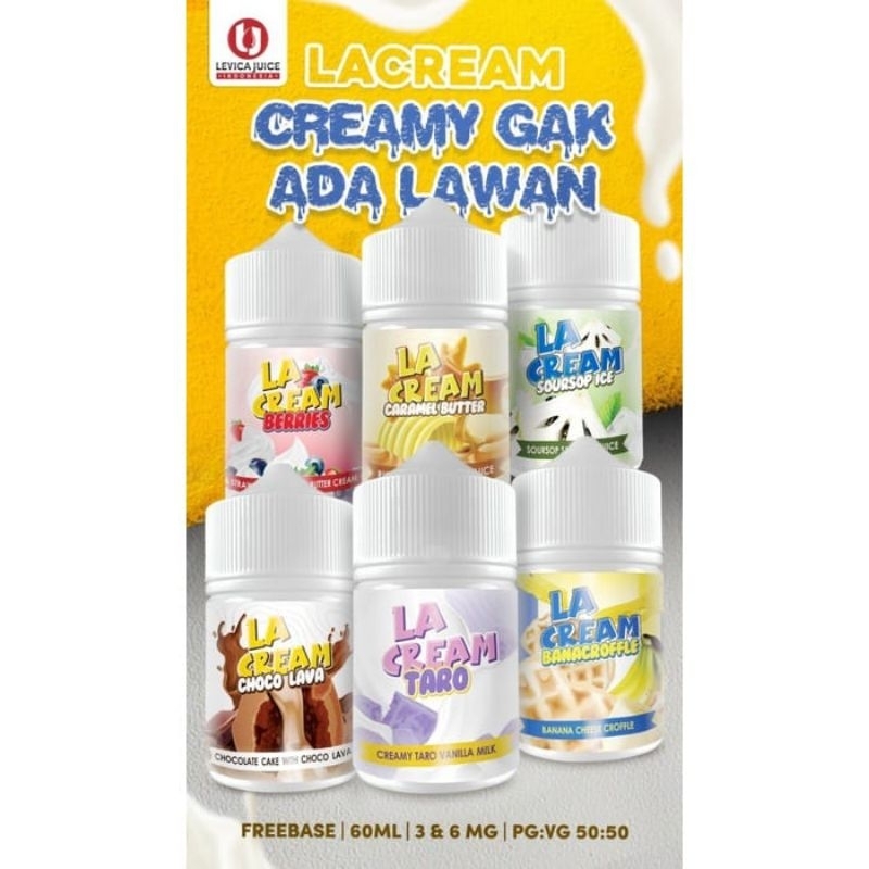 Jual LA CREAM SERIES 60ML | Shopee Indonesia