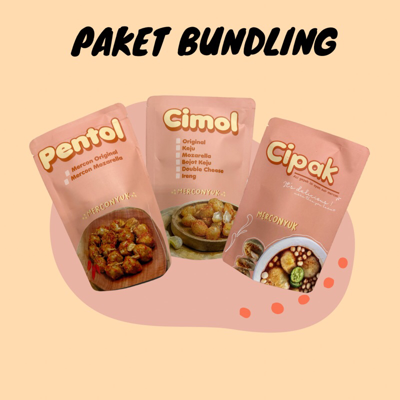 Jual PAKET BUNDLING 2 (Pentol ori+cimol keju+cipak) | Shopee Indonesia