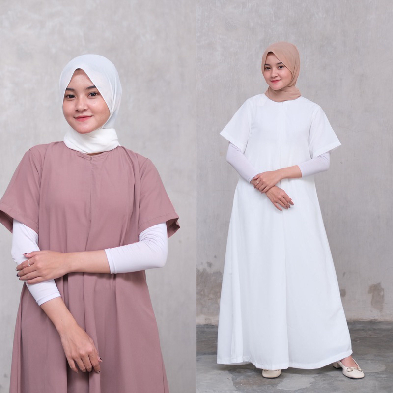 Jual INNER DRESS / inner gamis / basic dress / inner dress full body ...