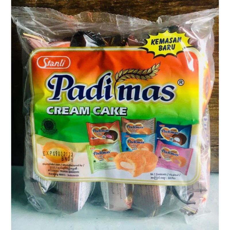 Jual Bolu Padimas Cream Cake 1 Pack Isi 10 Pcs | Shopee Indonesia