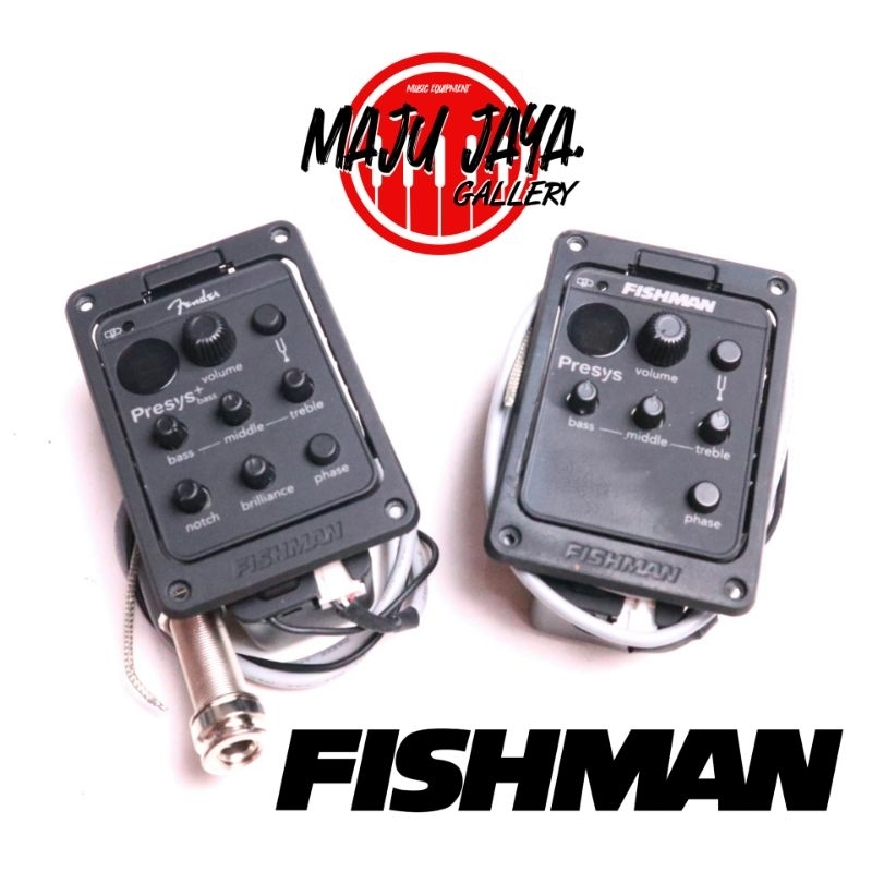 Jual preamp pickup EQ equalizer gitar bass akustik fishman presys | Shopee Indonesia