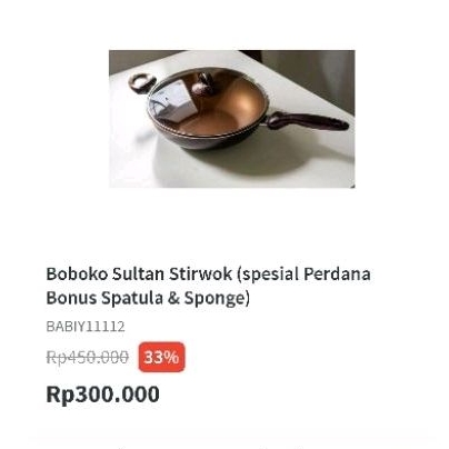 Jual Boboko Stirwok Sultan | Shopee Indonesia