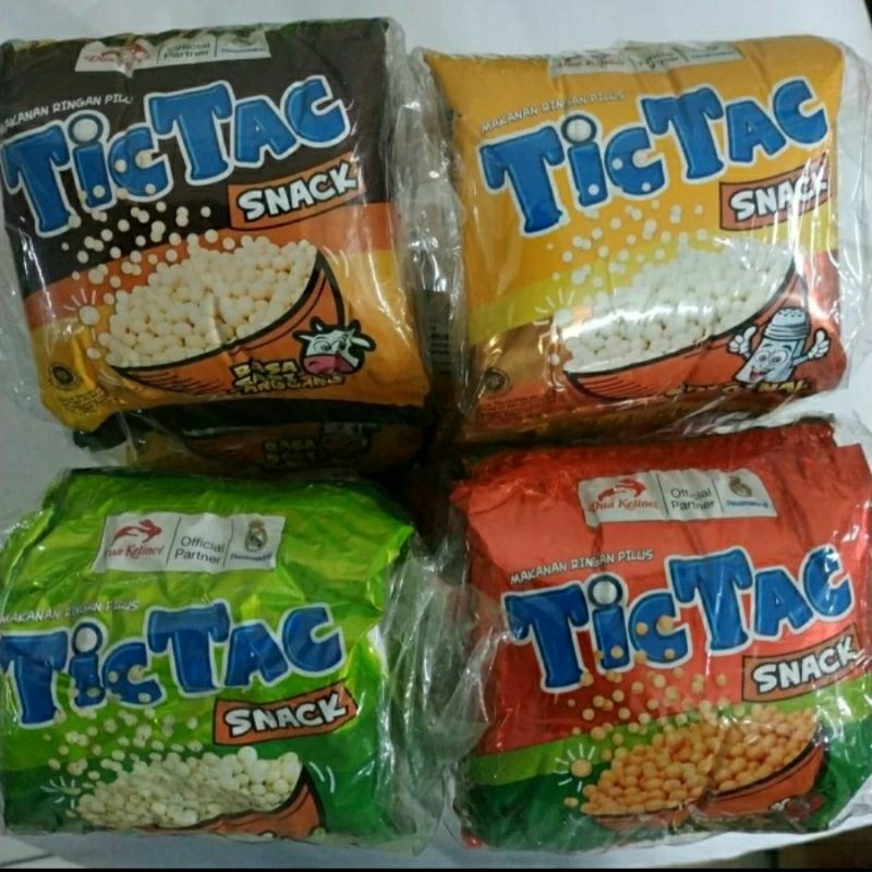 Jual tictac snack dua kelinci ecer 1000 | tic tac 1 pack isi 10 bks ...