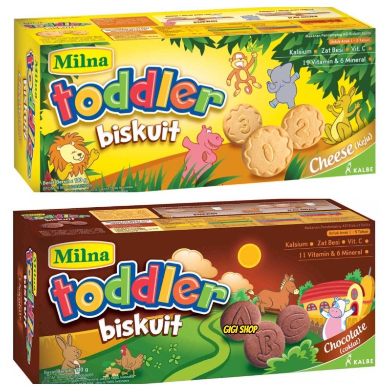 Jual Milna Kinder Toddler Biskuit Usia 12+ Aneka Rasa | Shopee Indonesia
