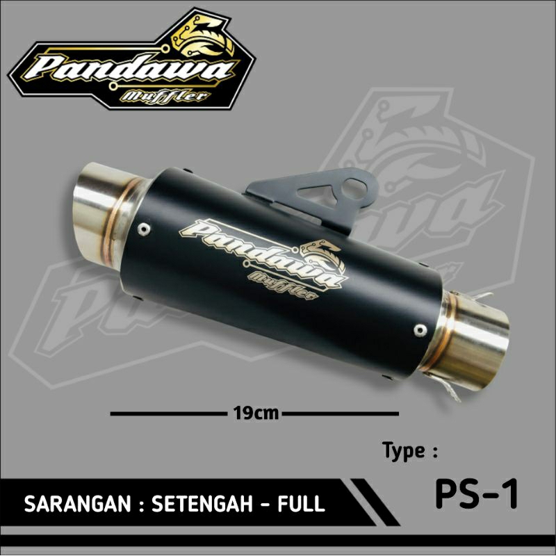 Jual Silencer Slencer Knalpot Pandawa Muffler Inlet 50 PS-1 Silencer ...