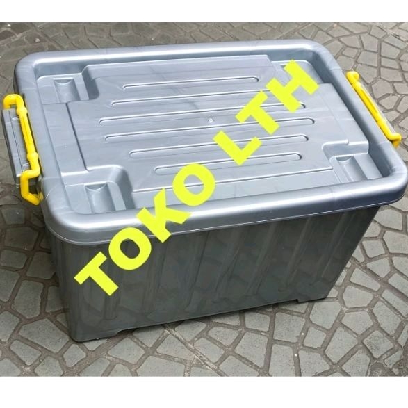 Jual CONTAINER BOX RODA 30 LTR CB 30 KOTAK PARCEL INNOVA SB30 SHALLOM ...