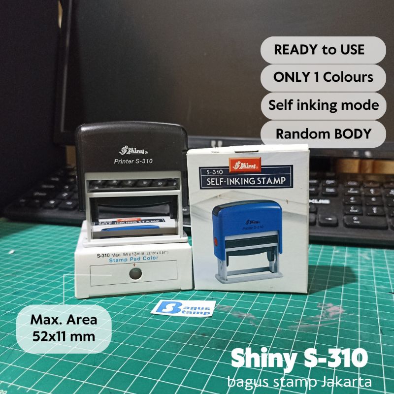 Jual Stempel Shiny S310 S-310 Otomatis Self Ink Custom Design Text | Shopee Indonesia