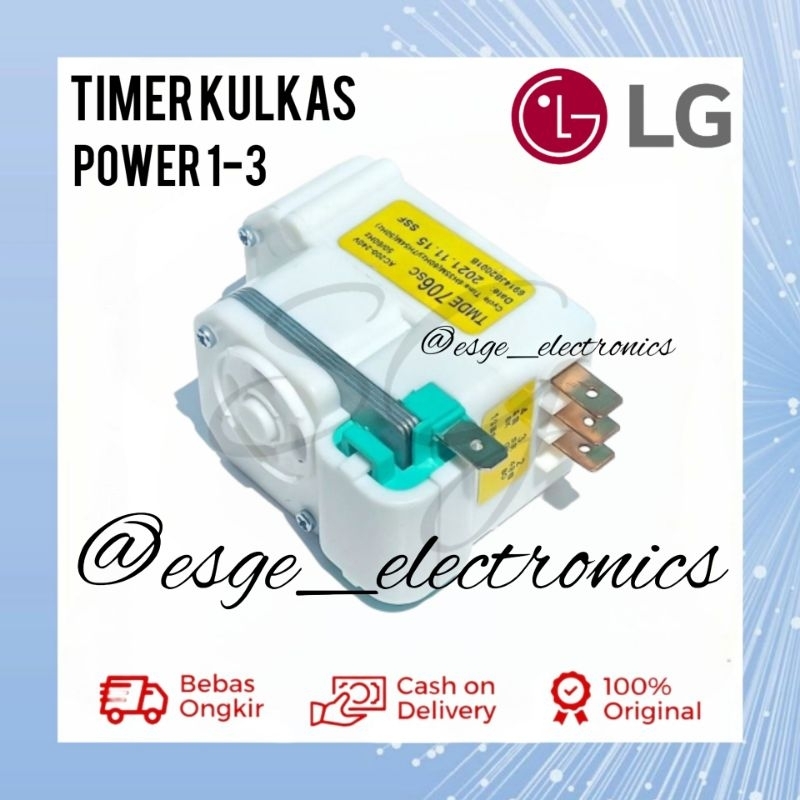 Jual ORIGINAL TIMER KULKAS LG DEFROST KULKAS LG 706 1-3 TEBAL TIMER ...