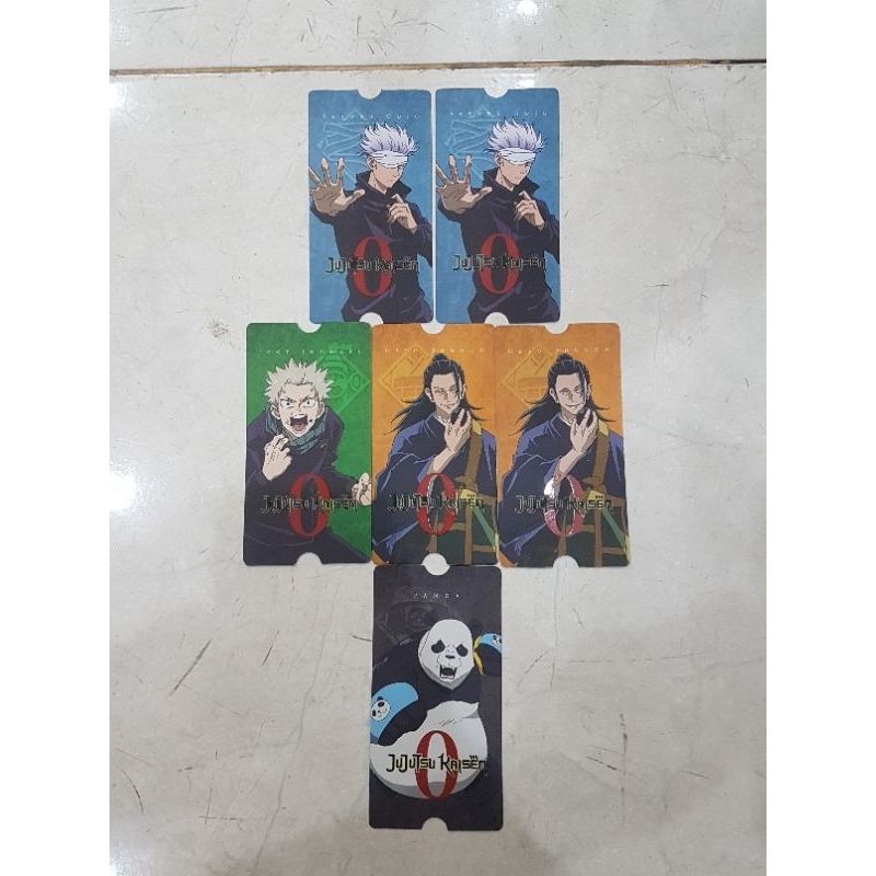 Jual [CLEARANCE SALE] Jujutsu Kaisen 0 x CGV Collectible Ticket Tiket ...