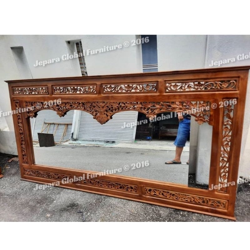 Jual Figura Cermin ukir Gebyok Jati Termurah ( figura kaca jati,figura ...