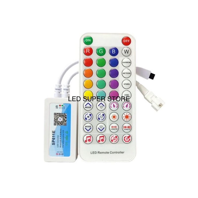 Jual Controller musik SP611e, remote bluetooth dan musik untuk LED ...