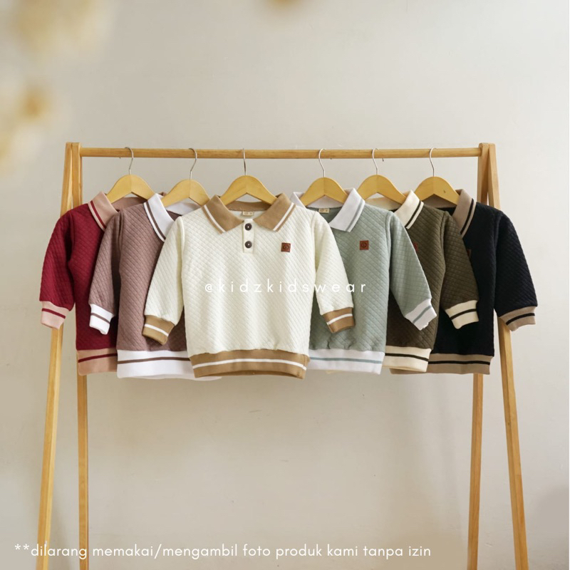 Jual BLAZE COLLAR SWEATER ANAK 1-4 TAHUN | Jaket anak cowok cewek ...